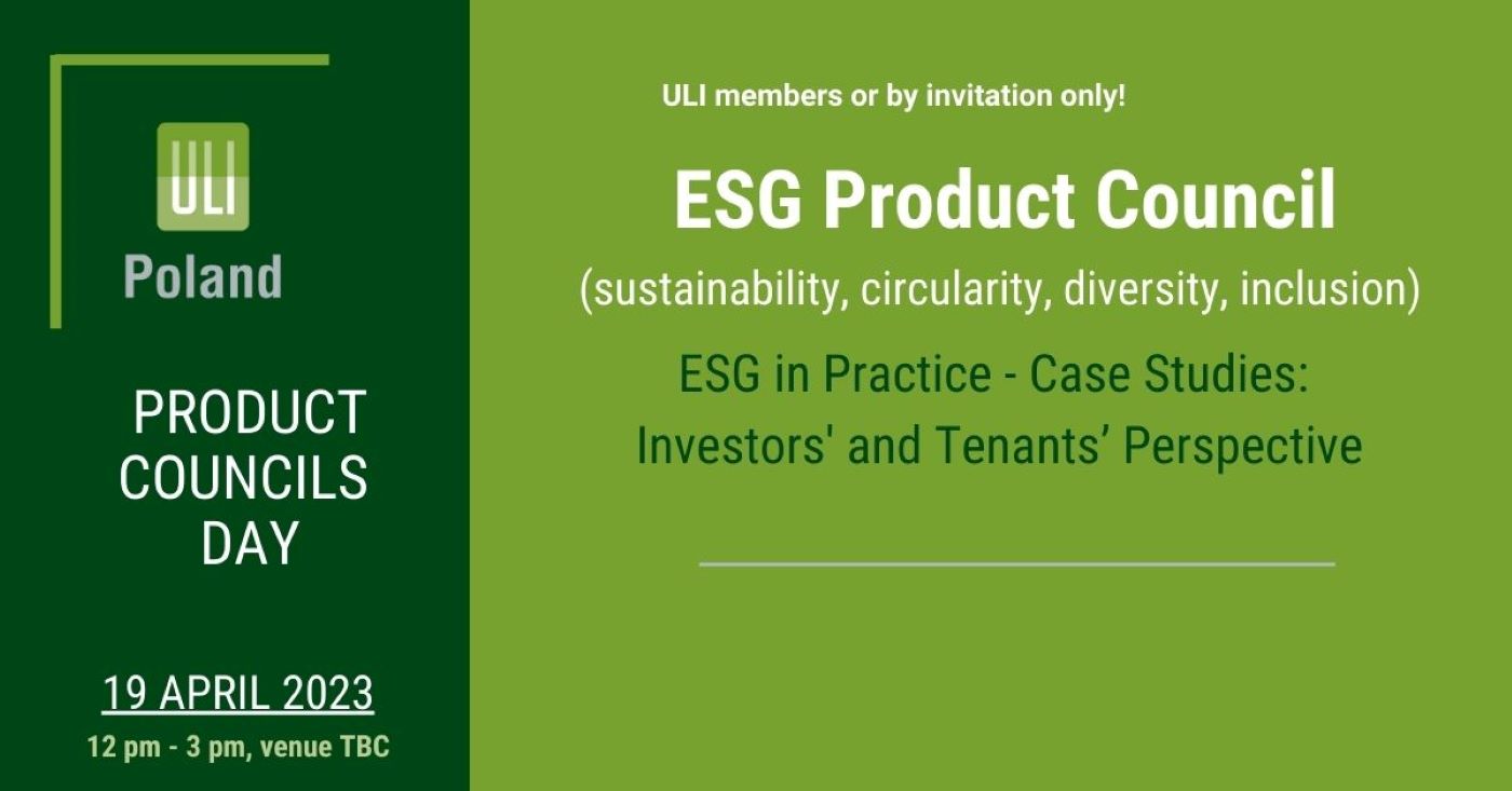 ULI Poland ESG Product Council | ULI Europe